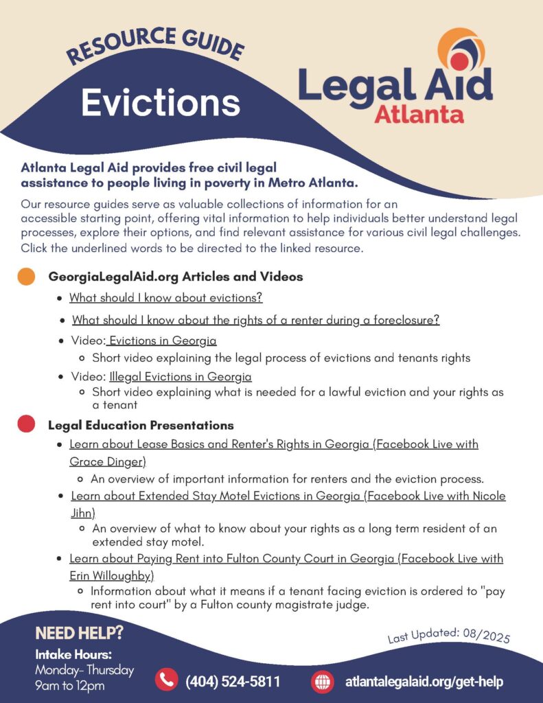 COMMUNITY PARTNER - Atlanta Legal Aid