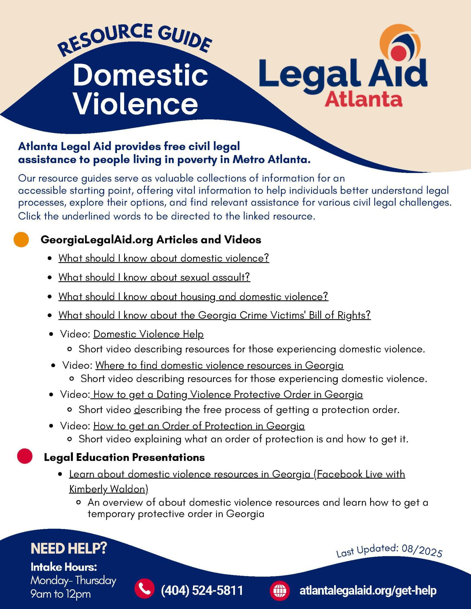 COMMUNITY PARTNER - Atlanta Legal Aid
