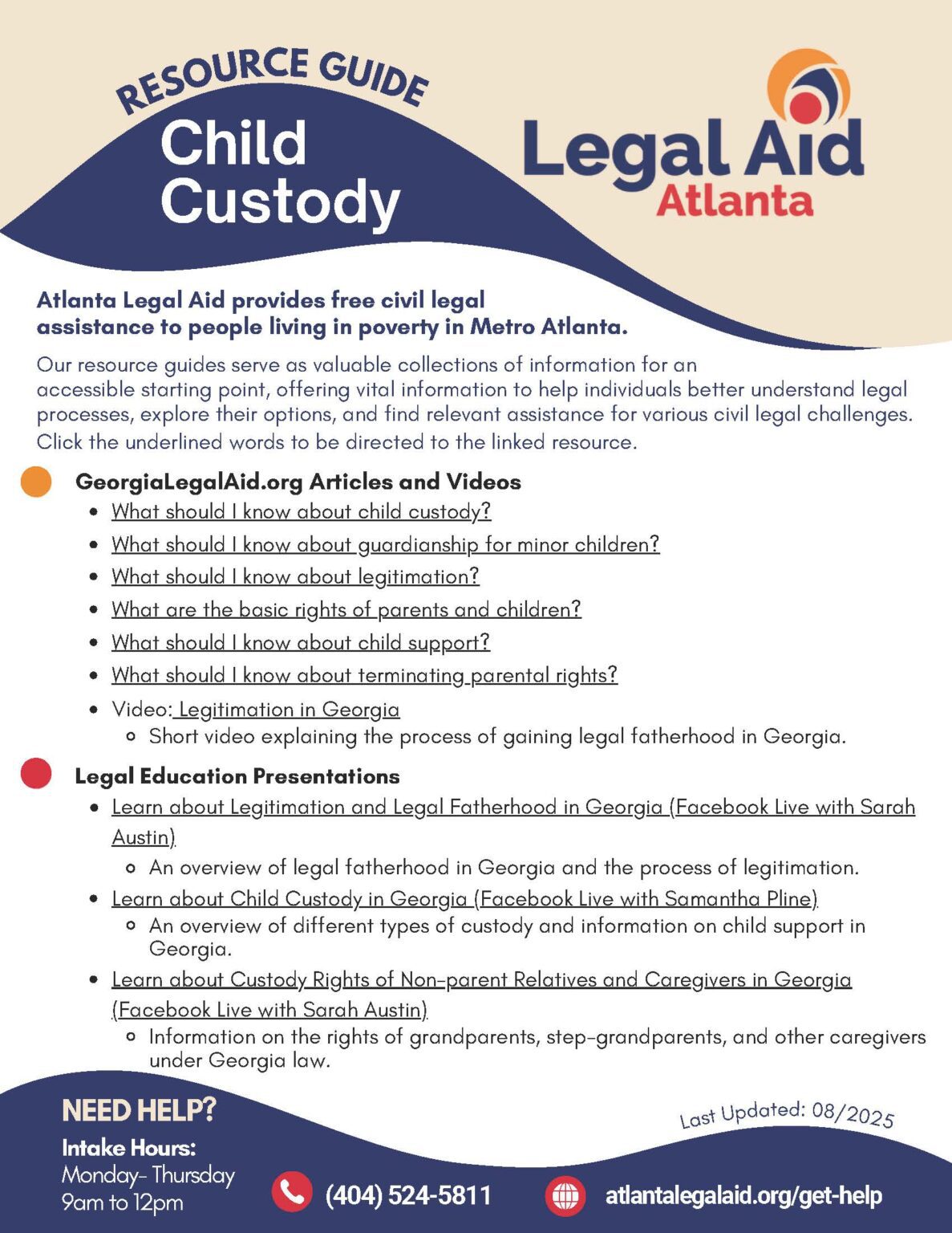 COMMUNITY PARTNER - Atlanta Legal Aid